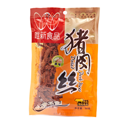 唯新50g原味手撕肉丝猪肉丝