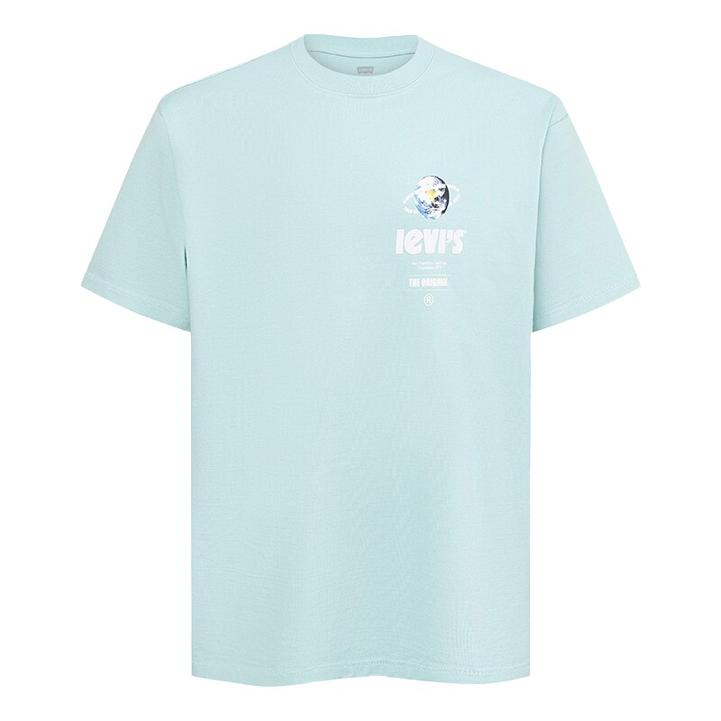 【商场同款】Levi's李维斯23夏季新品男士印花短袖T恤87373-0049_虎窝淘
