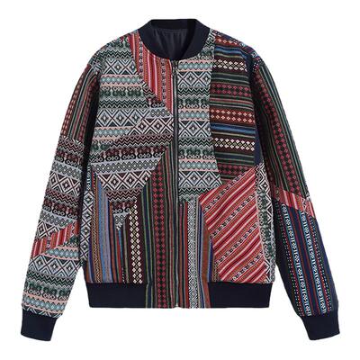 中国设计师原创吉承几何夹克彩带