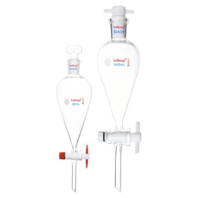 kuihuap葵花玻璃梨形分液漏斗