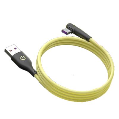 闪充充电器数据线弯头5A快充手游