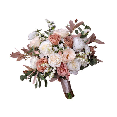 仿真花影楼婚庆玫瑰手捧花