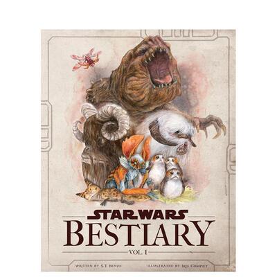 【预售】星球大战物种大百科卷1：银河生物 Star Wars Bestiary,Vol. 1 英文星球大战中的生物插画绘画作品集画册原版进口图书