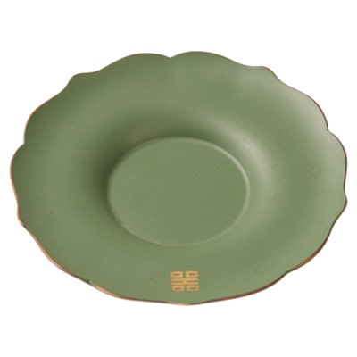 盈德堂纯铜创意莲花杯垫家用办公室轻奢简约茶杯托茶室招待茶垫子