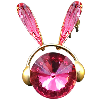 贝琳彩色兔子胸针配饰