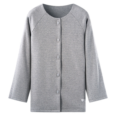 冬季纯棉加厚易穿脱老人护理服