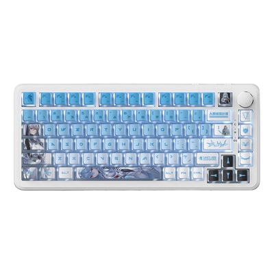 黑爵AK820MAX绫波丽联名磁轴键盘