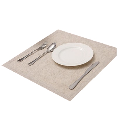 镂空亚麻餐巾纯色简约布艺