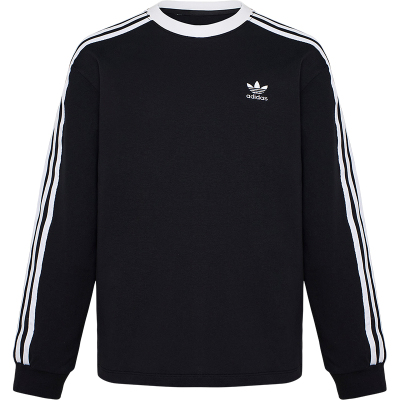 Adidas/阿迪达斯正品三叶草儿童休闲印花套头运动长袖T恤KW9607