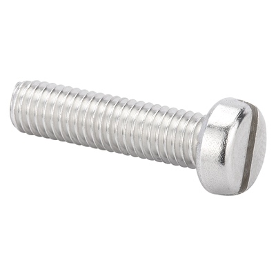 304不锈钢一字槽圆柱头开槽螺丝