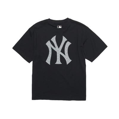 MLB官方 男女时尚宽松老花LOGO防晒短袖T恤26春季新款TSM04/TSM56