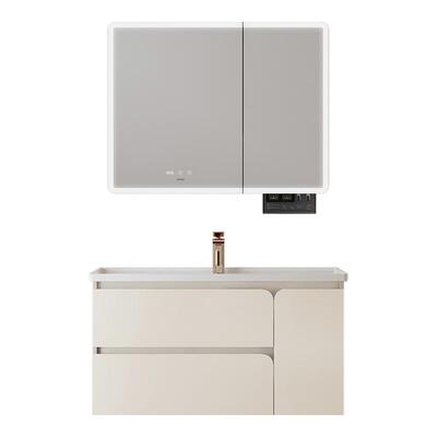 九牧环形柔光智能除雾浴室柜