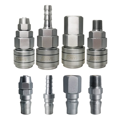 自锁空压机气泵快速接头