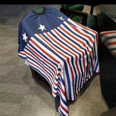 围布美发店理发围布发廊专用美发围布烫染带袖围布剪发围布带袖子