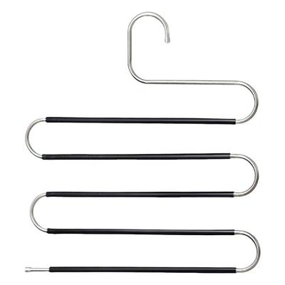 裤架不锈钢女男收纳衣架衣柜裤挂家用魔术裤架子衣挂衣服架整理