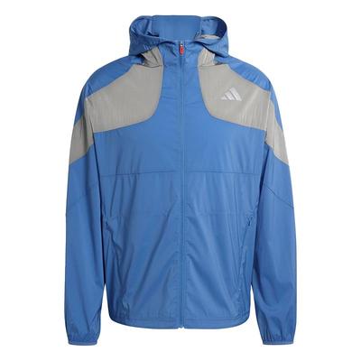 优购adidas阿迪达斯男子ADIZERO运动休闲宽松连帽夹克外套KB1492