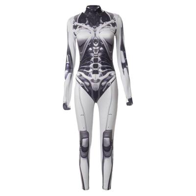 漫展cosplay特色印花长袖连体裤
