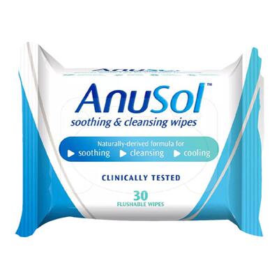 欧洲直邮英国药房Anusol专用湿巾湿厕纸清洁杀菌洁厕2包正品