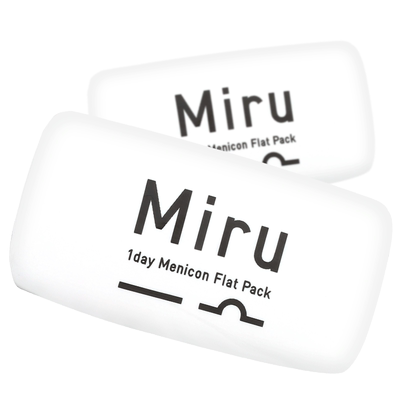 目立康日本Miru米如隐形近视眼镜日抛30片*4进口官方旗舰店正品女