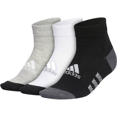 阿迪达斯三双装运动袜