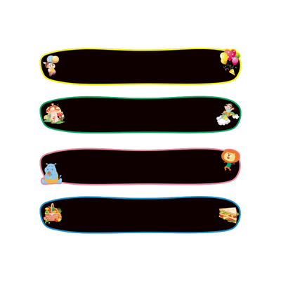 定制创意空白磁性黑板贴可擦写