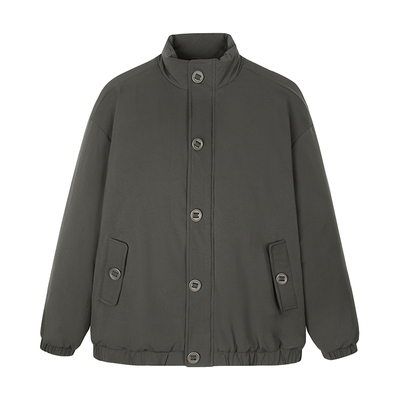 GWIT 美式复古棉衣冬季加厚保暖夹克潮牌cleanfit工装外套棉服男