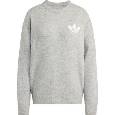 阿迪达斯女士圆领针织套头衫