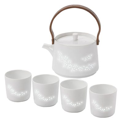 景德镇官方陶瓷玲珑功夫茶具套装泡茶壶茶杯组合精致礼盒送长辈
