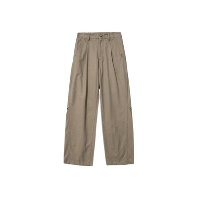 CountryMoment斜侧缝梭织直筒裤