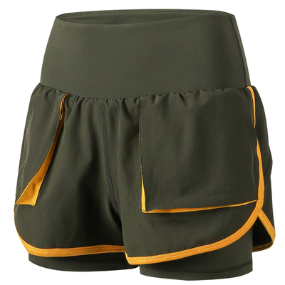 gymna复古跑步短裤女速干裤轻薄