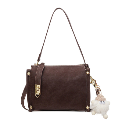 超火复古小包包女2026新款百搭休闲斜挎包高级感质感单肩枕头包潮