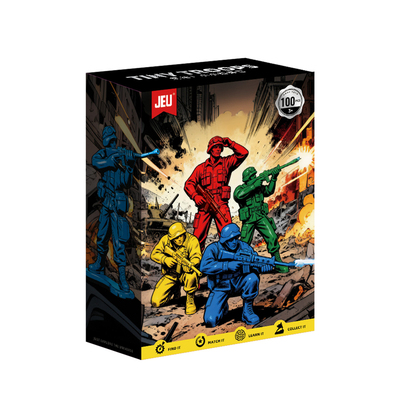 JEU旧义礼盒装五色兵营小兵人