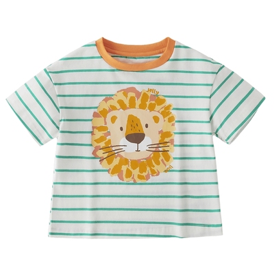 杰里贝比夏季男童圆领T恤