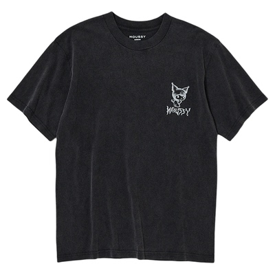 MOUSSY&酷洛米合作款 秋季新品做旧复古印花T恤010IAF01-5391