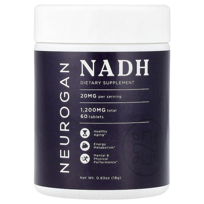 Neurogan Health还原型NADH片能量水平运动修护