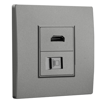 HDMI高清线面板千兆网线网络插座