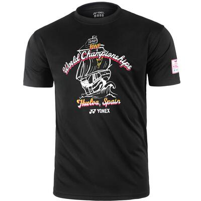 正品YONEX尤尼克斯羽毛球服女速干西班牙世锦赛比赛服YOB21161