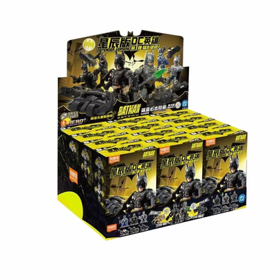 新品布鲁可积木人DC英雄星辰版第一弹1代蝙蝠侠破晓男孩盲盒玩具