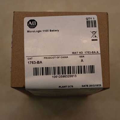 议价罗克韦尔MicroLogix1100电池 1763-BA AB全新 1763BA