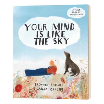 你心如天 英文原版绘本 Your Mind is Like the Sky 精装 英文版 Laura Carlin插画 进口原版英语书籍儿童全英语书