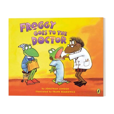 英文原版 Froggy Goes to the Doctor 青蛙小吉看医生 英文版 进口英语原版书籍儿童图书