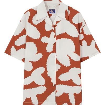 【播奥莱】播商场同款春秋两色对比海洋元素印花外套女BDQ3WD0708