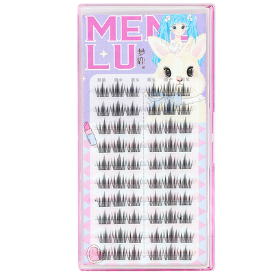 梦鹿流苏分段式黑梗超自然假睫毛