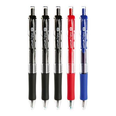 UNI三菱快速回芯顺滑按动中性笔