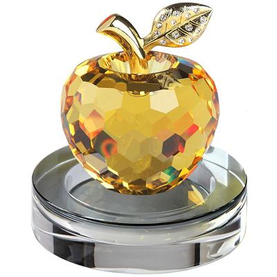 汽车摆件水晶苹果车载女平安饰品