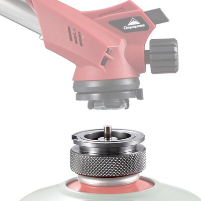 柯曼铝合金卡转高山转换器气罐转换头燃气转接头气罐配件z13