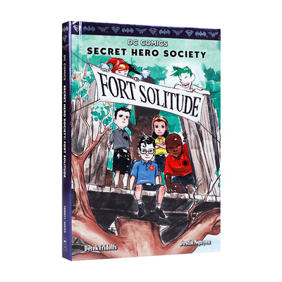 英文原版绘本 小英雄的秘密社团2 DC儿童漫画 正义学院 Secret Hero Society: Fort Solitude Detention 青少年美漫科幻故事图画书