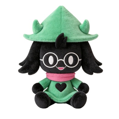 三角符文克里斯Ralsei毛绒公仔