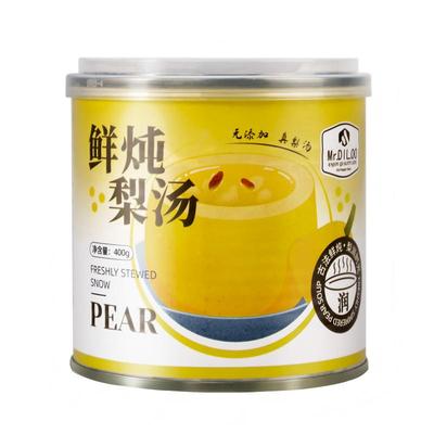 鲜炖梨罐头健康零食水果罐头