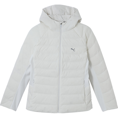 Puma/彪马正品新款女士轻盈保暖鹅绒运动连帽羽绒服527168-02